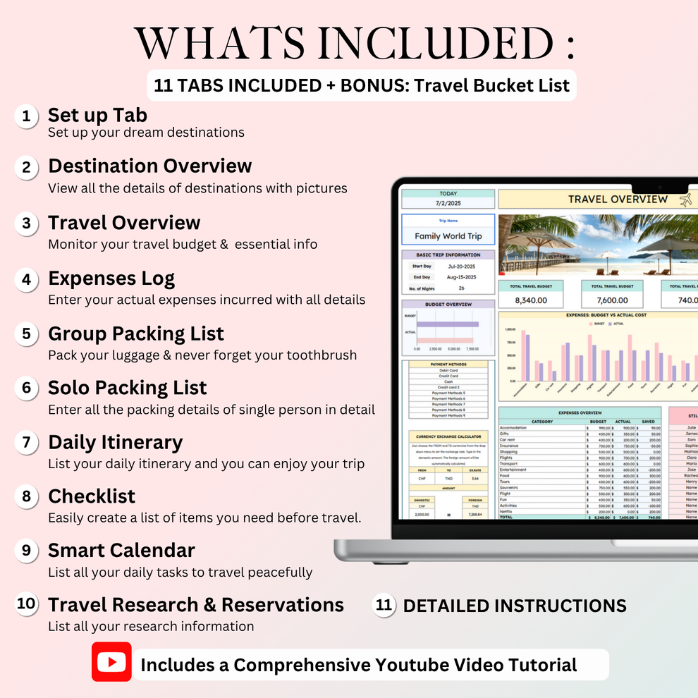 Ultimate Travel Planner – Lady Stacks